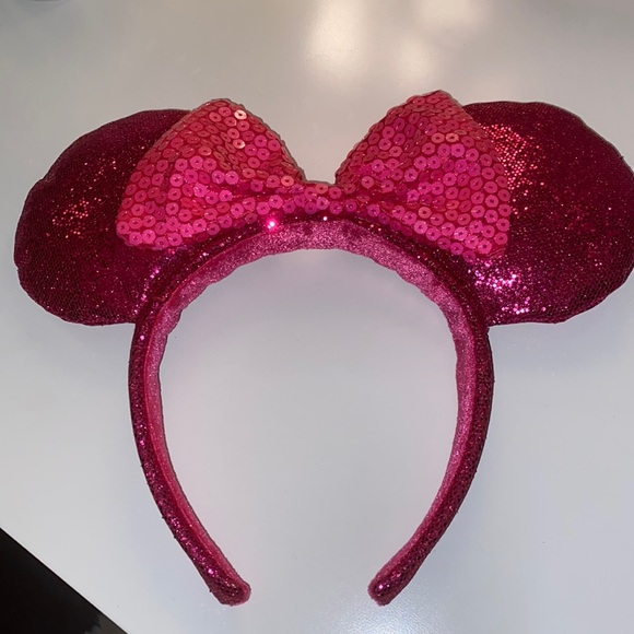 Disney | Accessories | Mickey Mouse Pink Ears | Poshmark